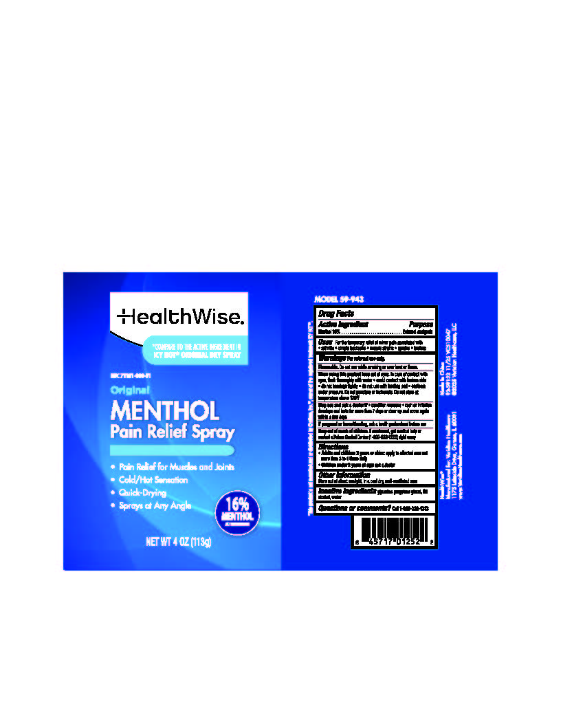 Product Images Healthwise Original Menthol Photos - Packaging, Labels ...