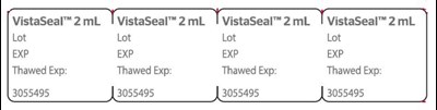 Vistaseal Solution FDA Label - NDC 61953-0020