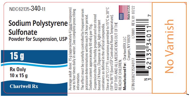 NDC 62135 340 11 Sodium Polystyrene Sulfonate Powder For Suspension 