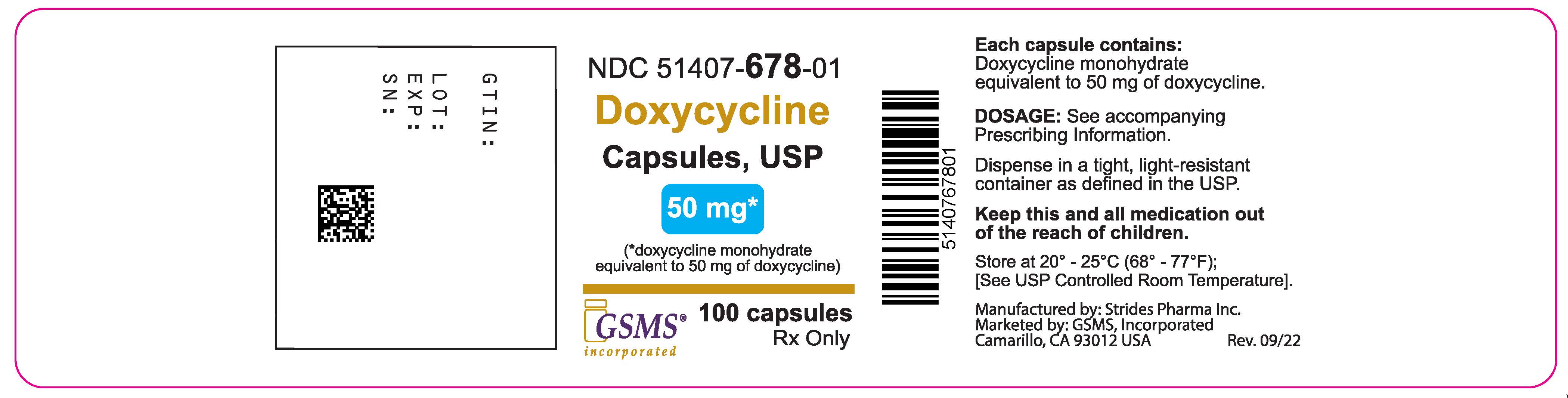 Product Images Doxycycline Photos - Packaging, Labels & Appearance