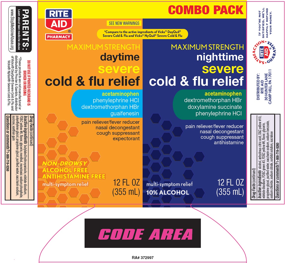 NDC 11822-0328 Daytime Nighttime Severe Cold And Flu Relief Kit Label ...