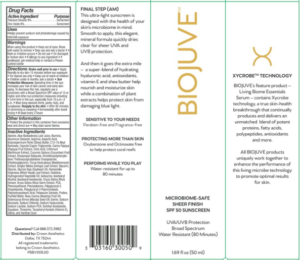 Product Images Biojuve Microbiome-safe Sheer Finish Spf 50 Sunscreen ...