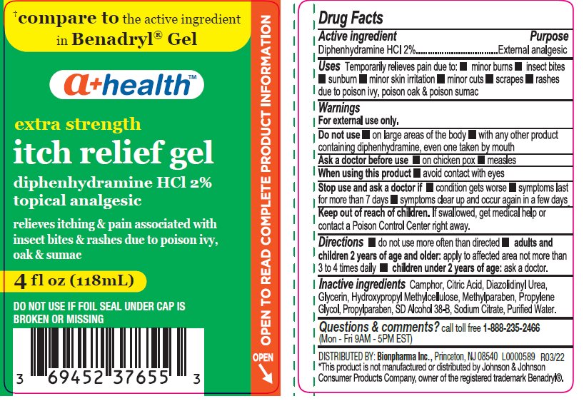 NDC 69452-376 A Health Itch Relief Gel Gel Topical