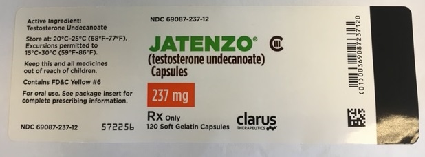 NDC 69087-158 Jatenzo Testosterone Undecanoate