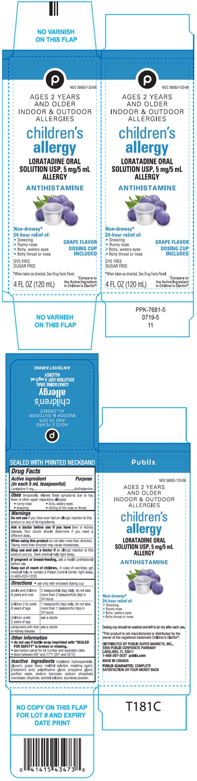 Childrens Allergy- FDA Label NDC56062-132