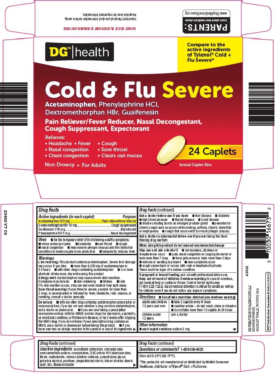 Product Images Dg Health Cold And Flu Severe Photos - Packaging, Labels ...