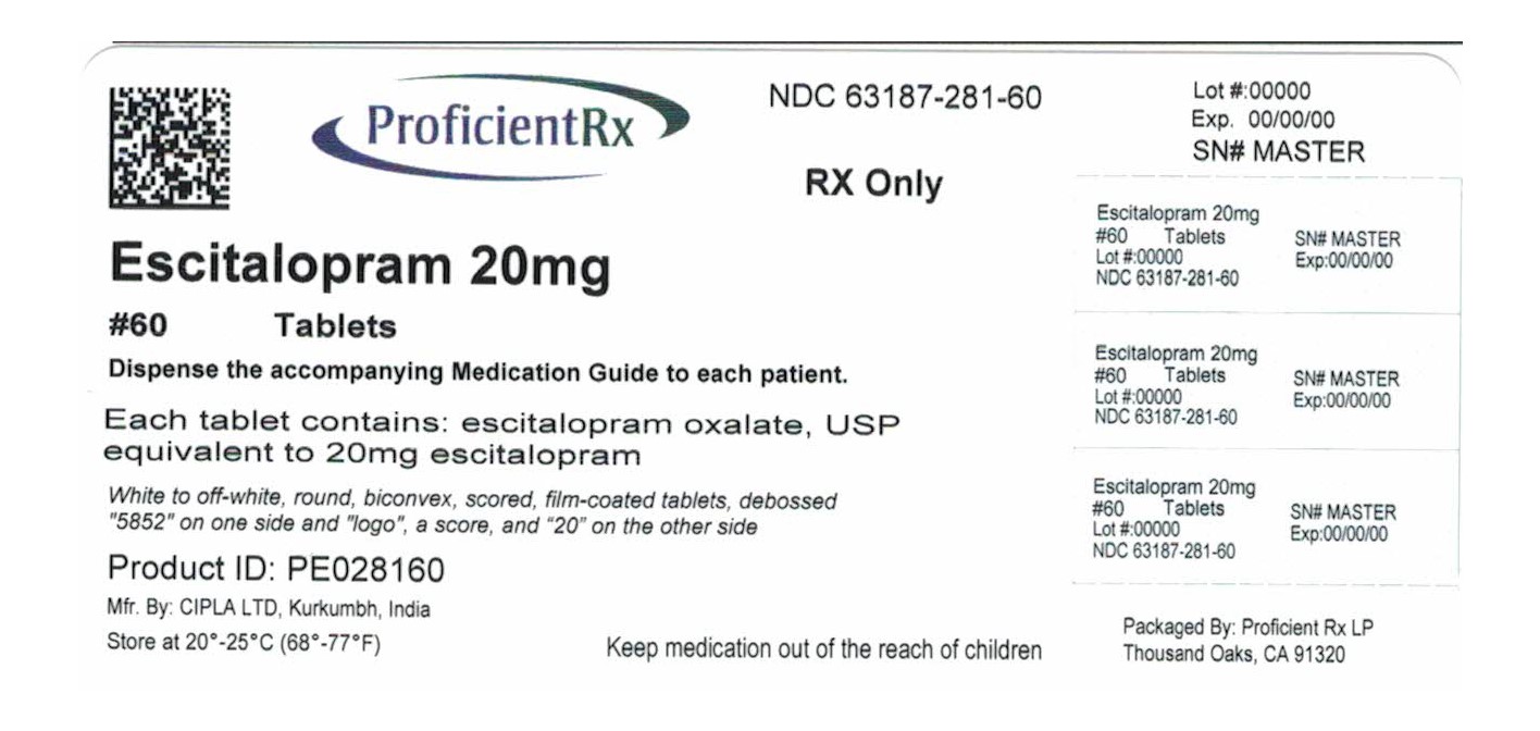 Product Images Escitalopram Photos - Packaging, Labels & Appearance