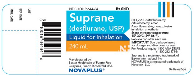 FDA Label for Suprane Liquid Respiratory (inhalation) - Indications, Usage & Precautions