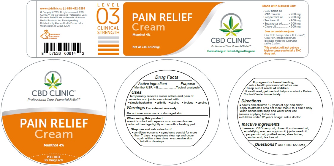 Product Images Cbd Clinic Pain Relief - Level 3 Photos - Packaging ...