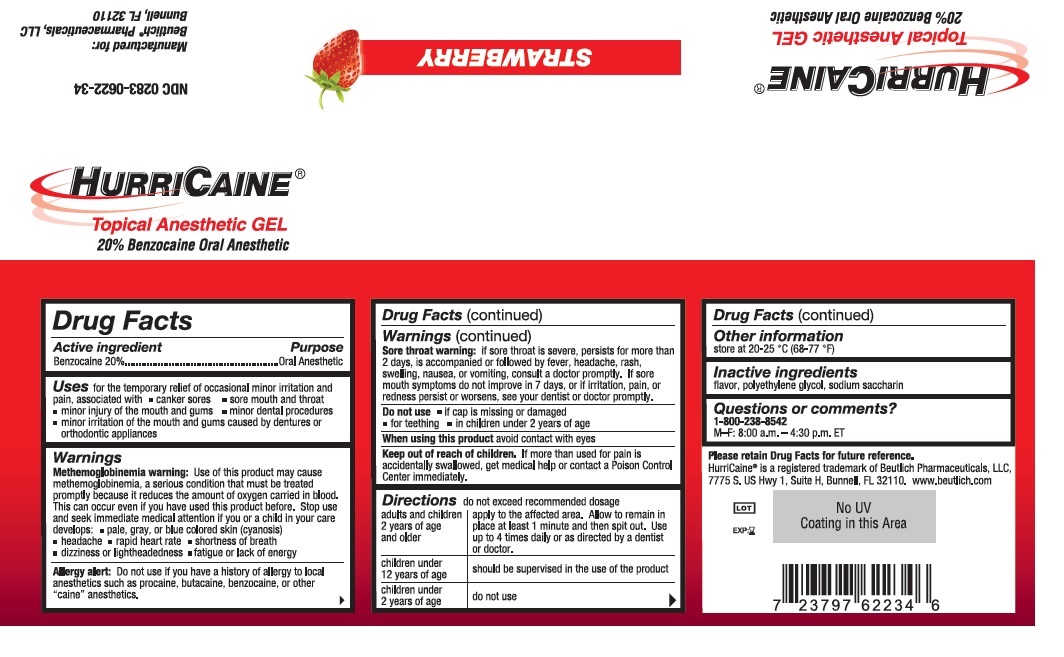 Label and Warnings 0283-0622 Hurricaine Topical Anesthetic Gel Dental ...