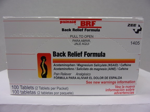 NDC 42961-027 Zee Painaid Back Relief Formula Magnesium Salicyclate ...