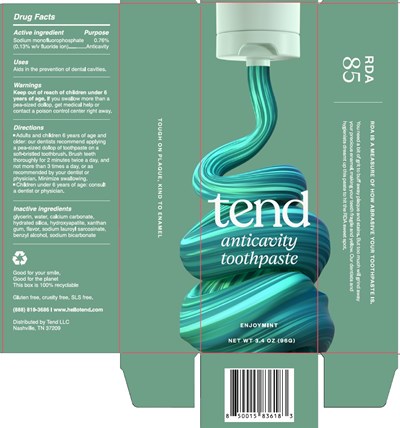 Product Images Tend Anticavity Photos - Packaging, Labels & Appearance