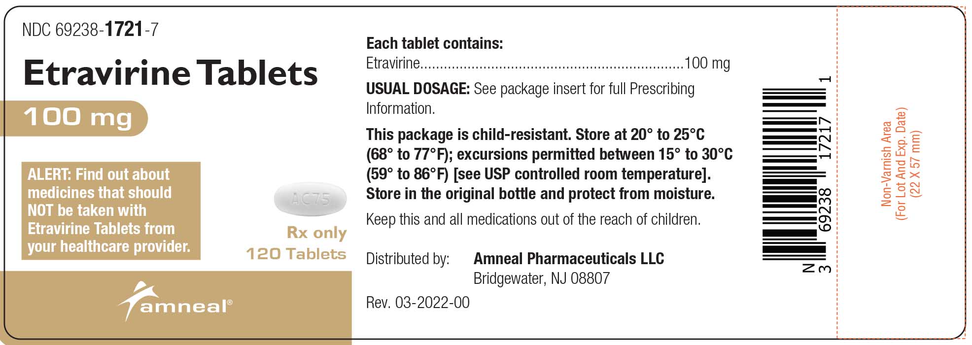 Product Images Etravirine Photos - Packaging, Labels & Appearance