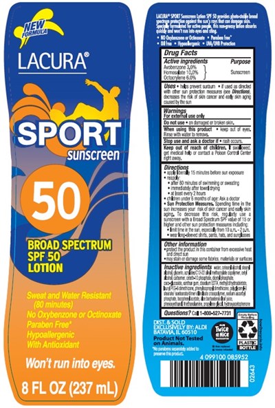 FDA Label for Aldi Lacura Sport Sunscreen 50 Broad Spectrum Spf 50 ...