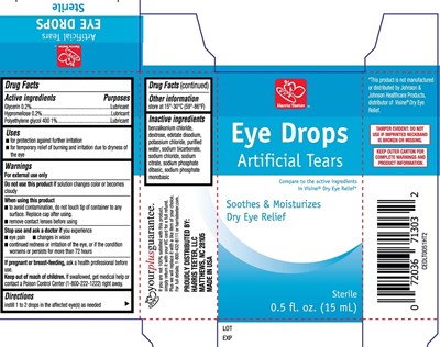 FDA Label for Harris Teeter Eye Drops Artificial Tears Solution/ Drops ...