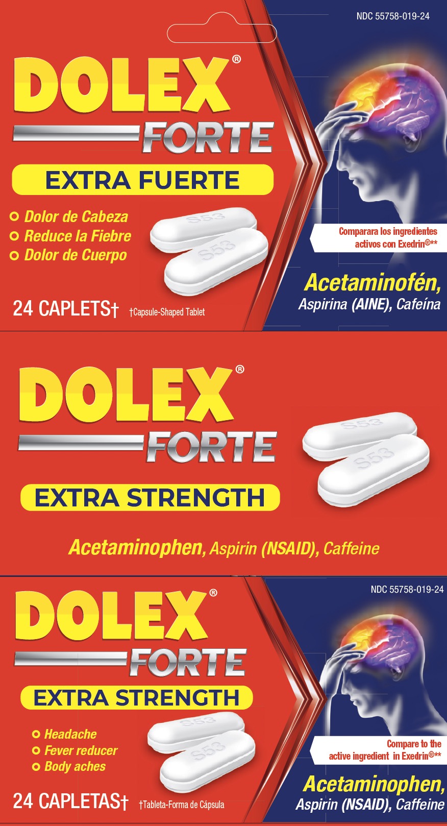 Product Images Dolex Forte Photos - Packaging, Labels & Appearance