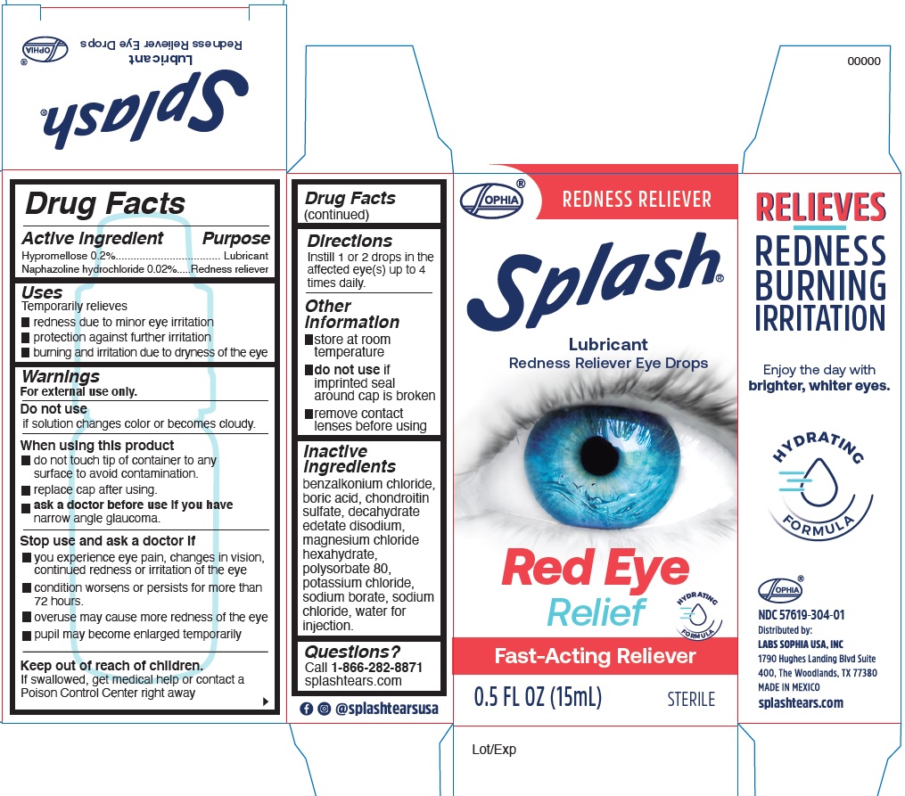 Splash Redness Reliever Product Images - NDC 57619-304