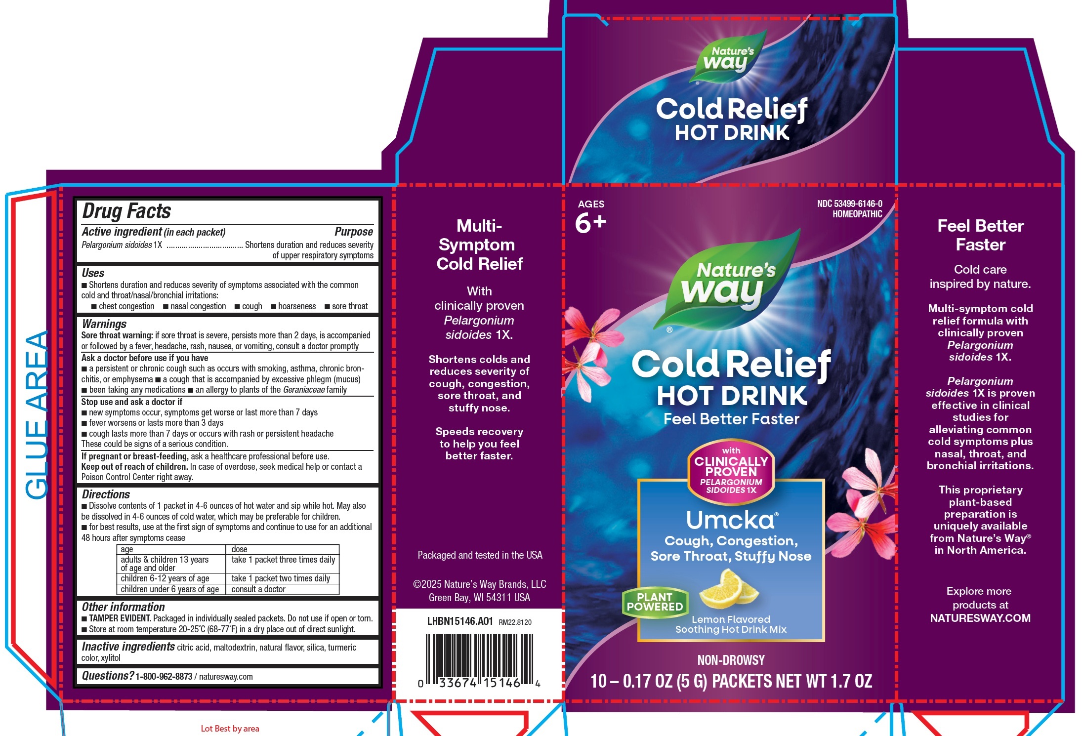 Natures Way Cold Relief Hot Drink L- Images NDC80228-6146