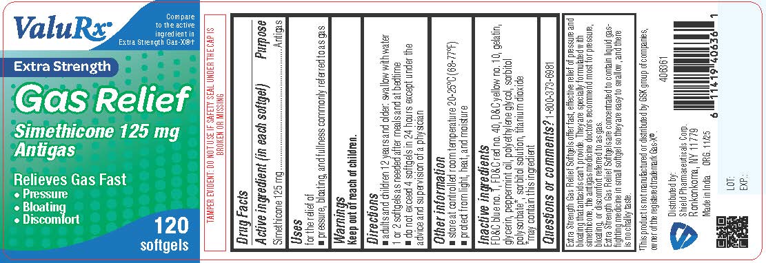 Extra Strength Gas Relief- Images NDC83059-0118