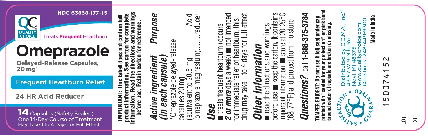 Omeprazole Magnesium- Images NDC63868-177