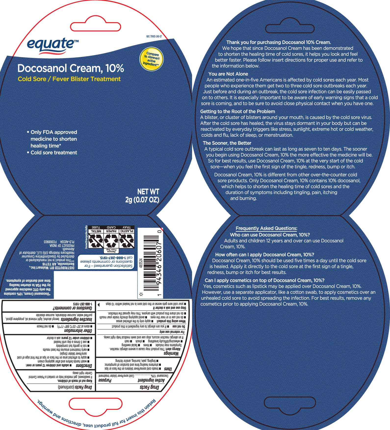Cold Sore Fever Blister Treatment Cream- Images NDC79903-248