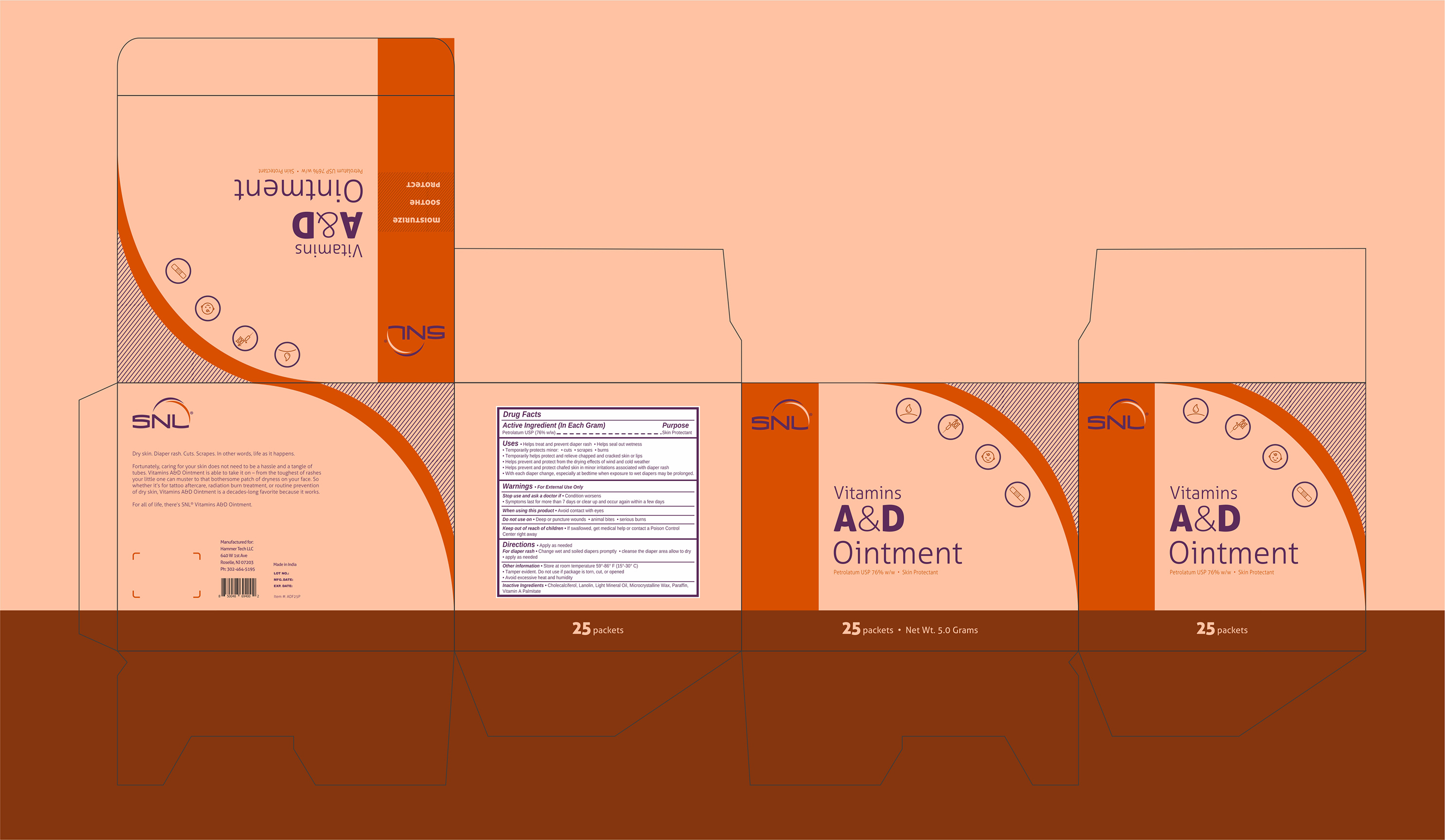 NDC 83499-001 Hammertech Vitamin A And D Ointment Topical Label ...