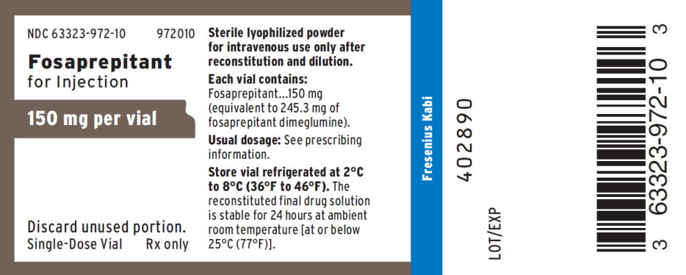 Fosaprepitant- Images NDC63323-972